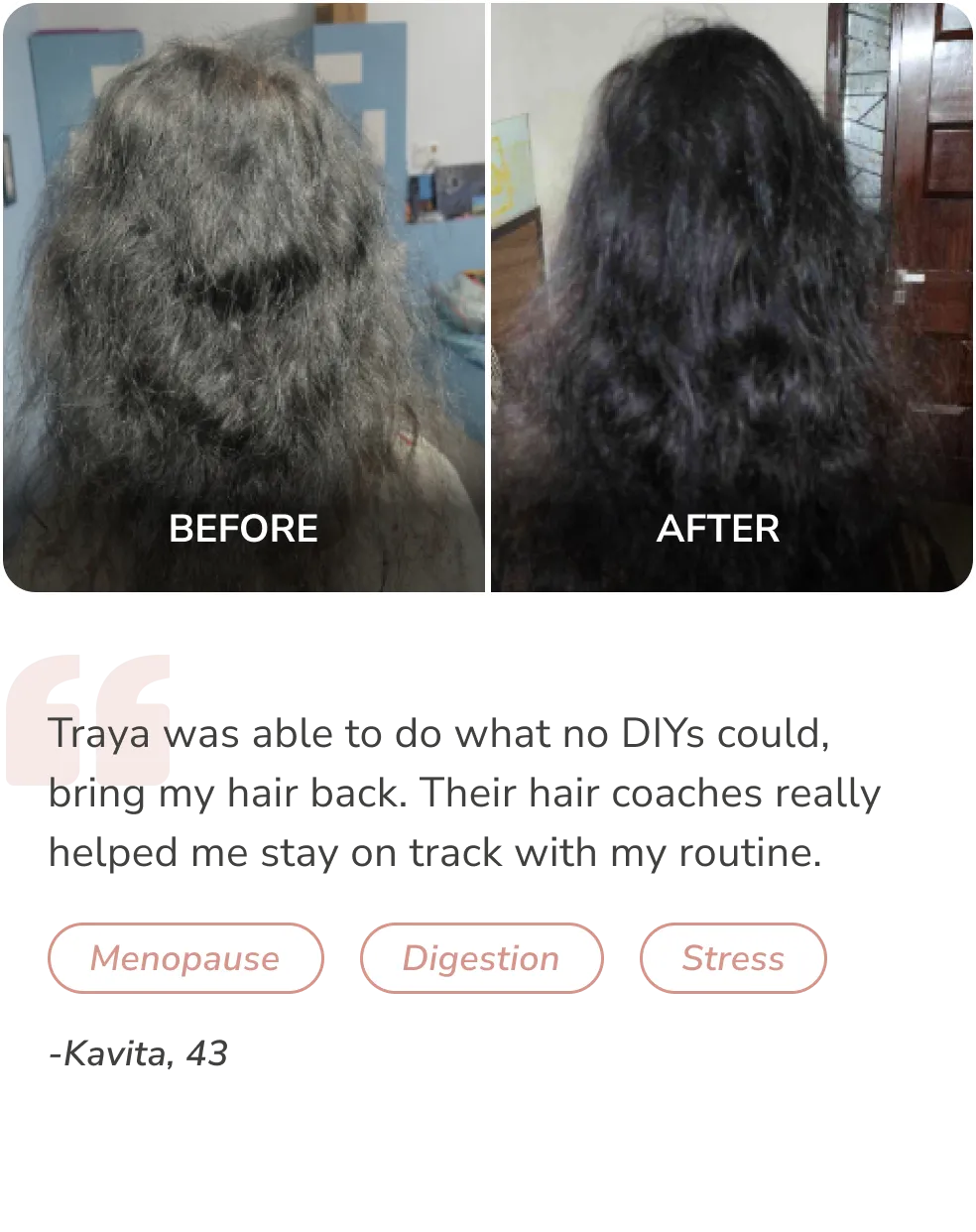 Hair Loss Treatment for Women - Holistic Hair fall Solutions for Females – Traya