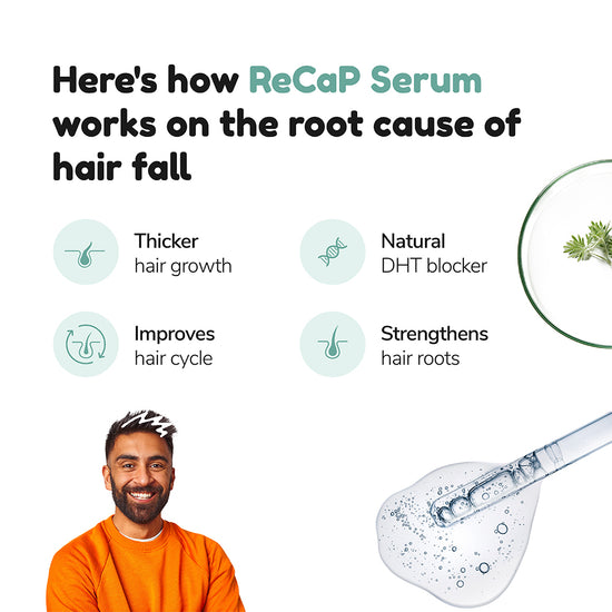 Recap Serum for Better Scalp Health | Contains Redensyl, Procapil, and ...